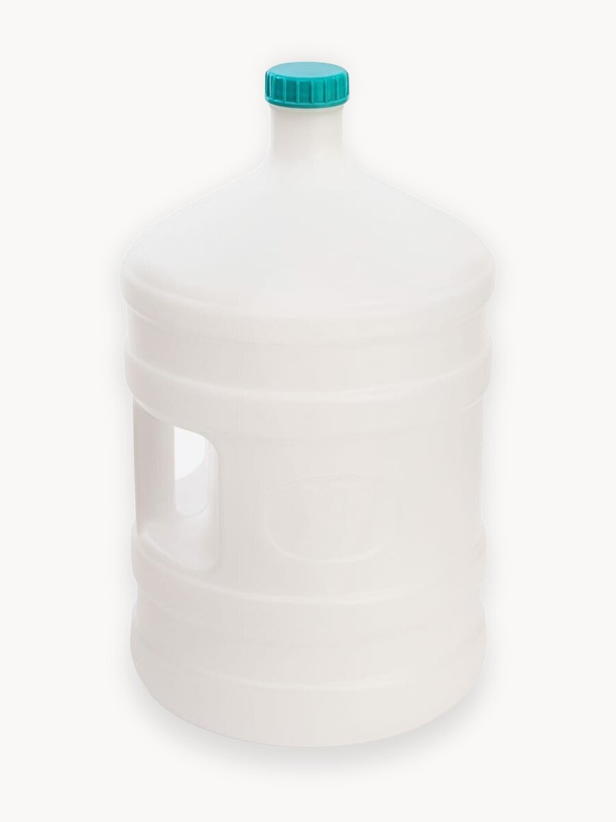 Канистра-бутыль ЗПИ «Альтернатива» 20л с ручкой М267, для транспортировки хранения пищевых жидкостей, пластиковый