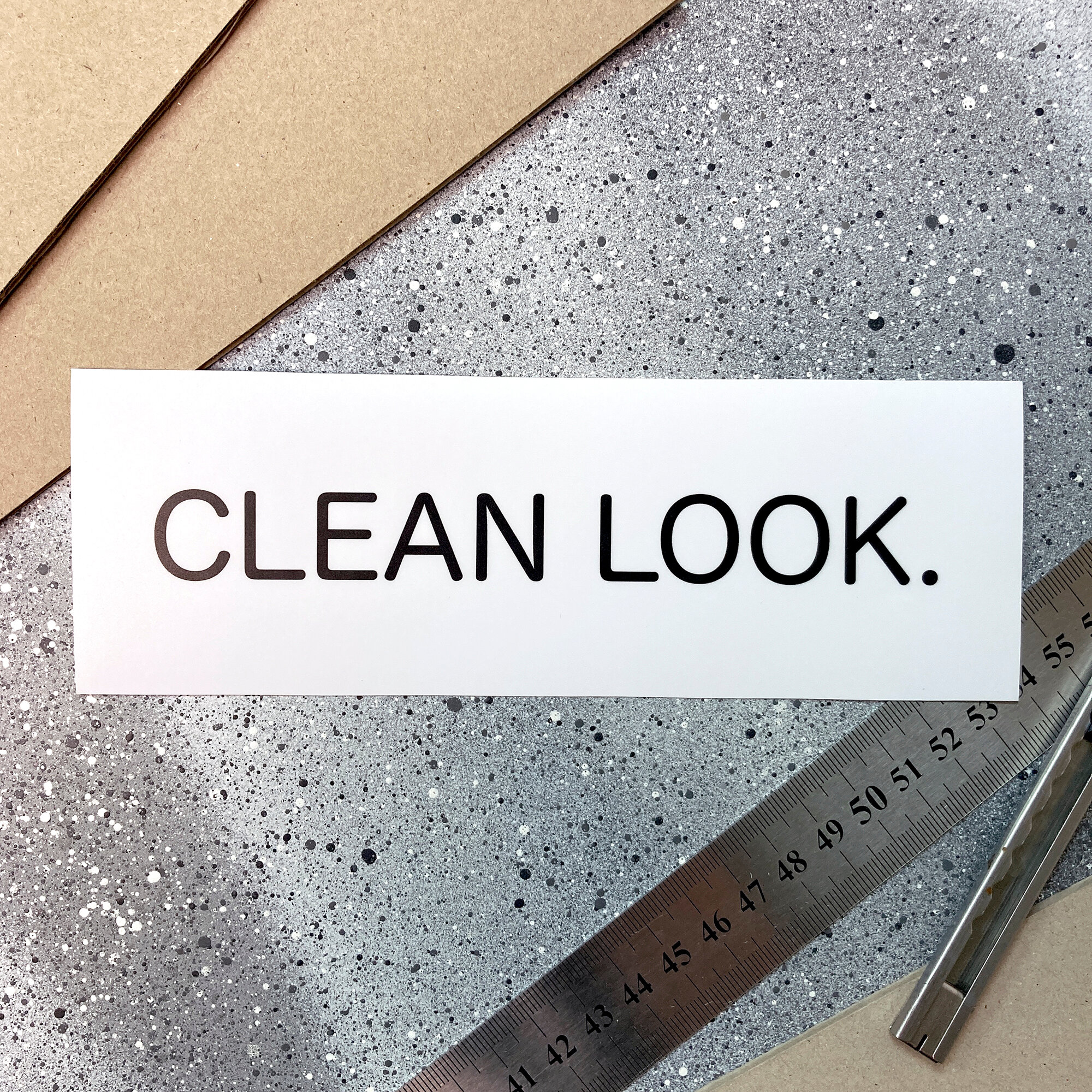 Наклейка на авто, JDM slap sticker, Clean look 19x6.5 / Resource Stickers