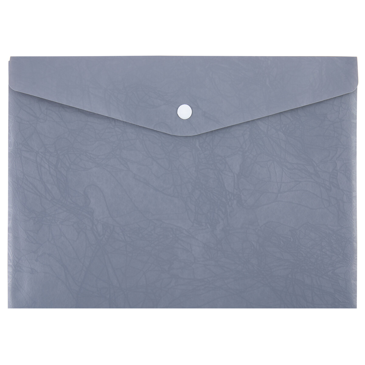 Папка-конверт с кнопкой "Expert Complete" Premier A4 180 мкм волокно серый new ЕС21114015