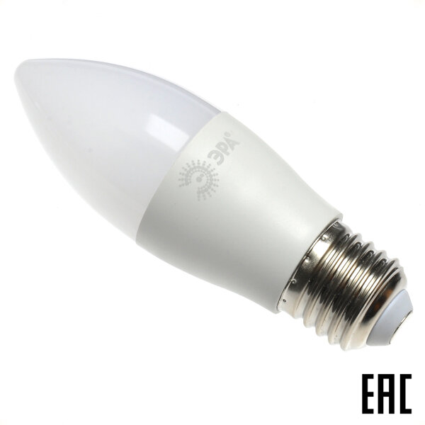 Лампа светодиодная "свеча" х/б свет 11Вт Б0032983 LED B35-11W-840-E27 880Лм 4000К ЭРА (5 шт. в комплекте)