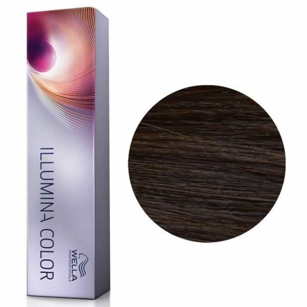 Wella Professionals Illumina Color стойкая крем-краска для волос, 5/7 светло-коричневый коричневый, 60 мл