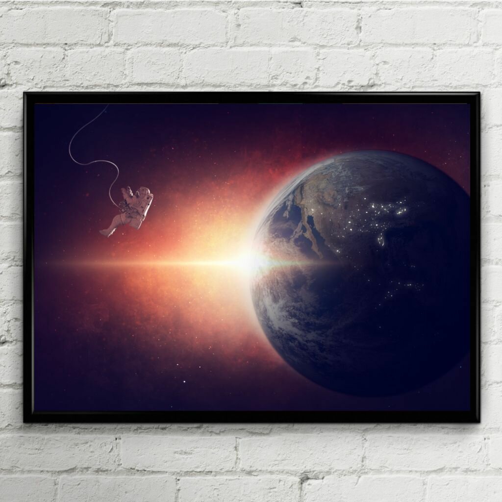 Плакат "lost in space 2" от Cool Eshe из коллекции "Вселенная", плакат на стену А3