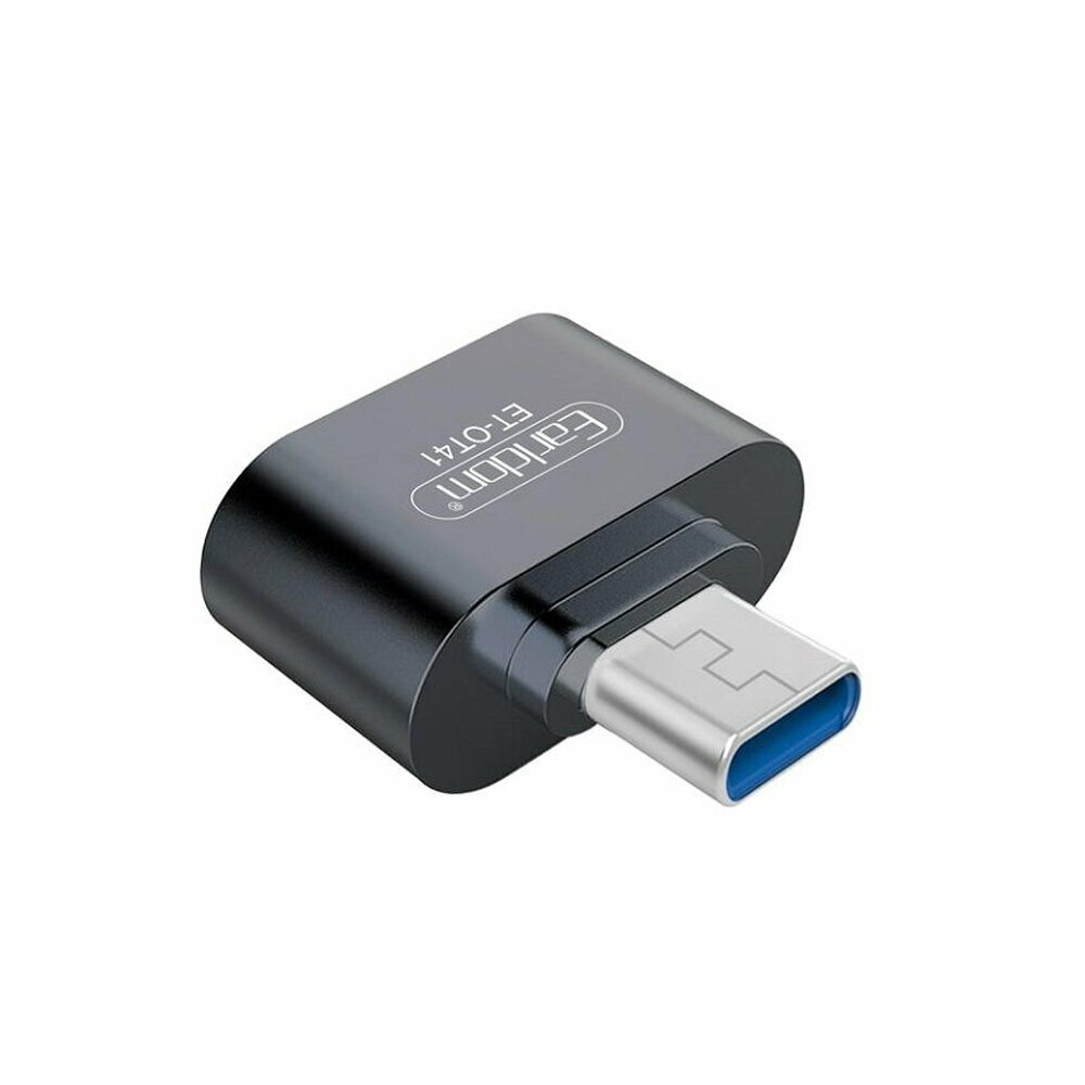 Переходник Earldom ET-OT41, USB Type-C - USB 3.0, черный