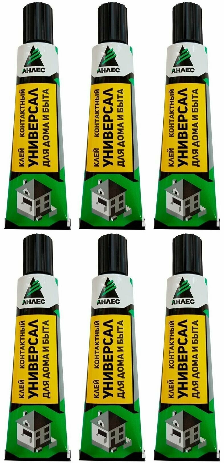 Анлес Клей для дома и быта Универсал, 40 мл, 6 шт