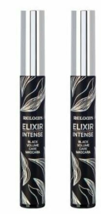 Relouis Тушь для ресниц Elixir Intense,2 шт