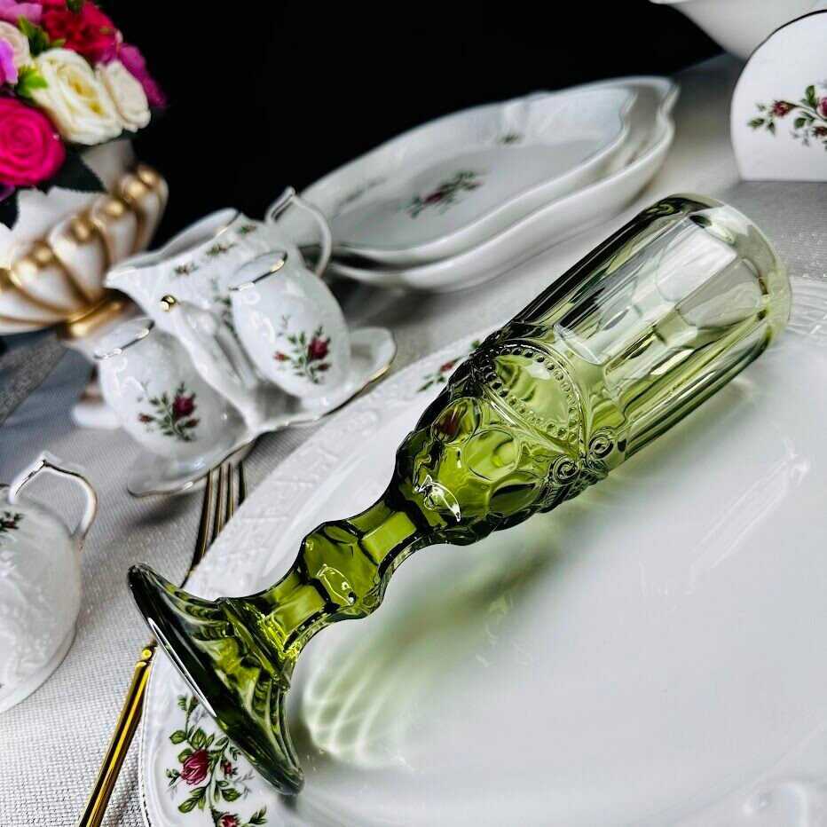 Набор из 6 фужеров 170 мл Зеленый