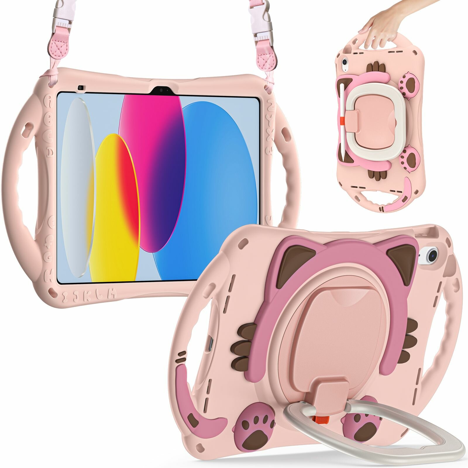 Детский Чехол MyPads для планшета Apple iPad 10-го поколения 2022 года iPad 10,9 дюйма 2022 года