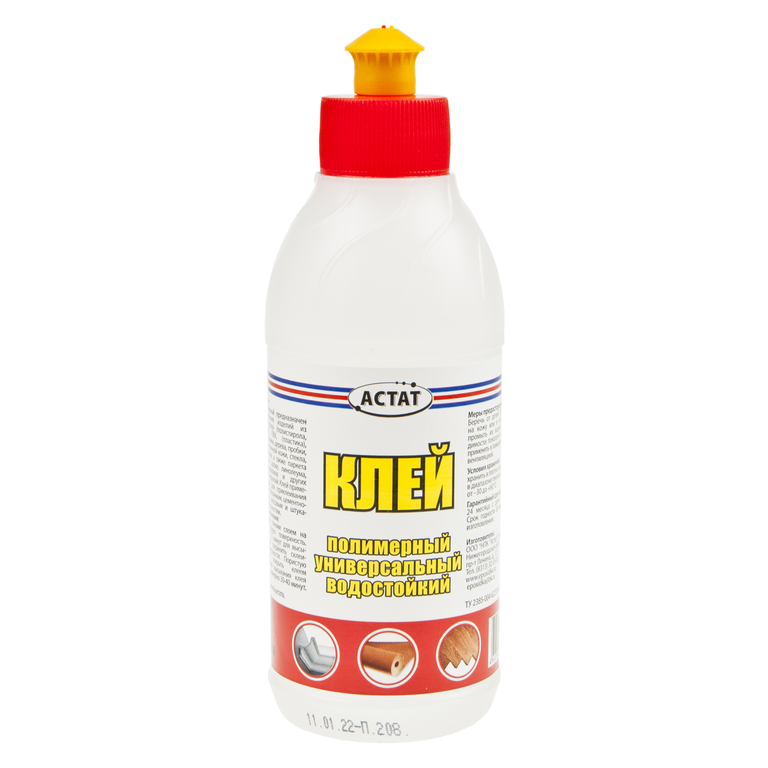 Клей полимерный 250мл универсальный, водостойкий ЭДП