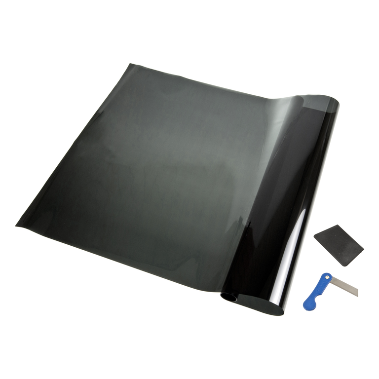 Пленка тонировочная 6% 0.5х3м Super Dark Black (блокировка УФ-95% ИК-13%) MEGAPOWER
