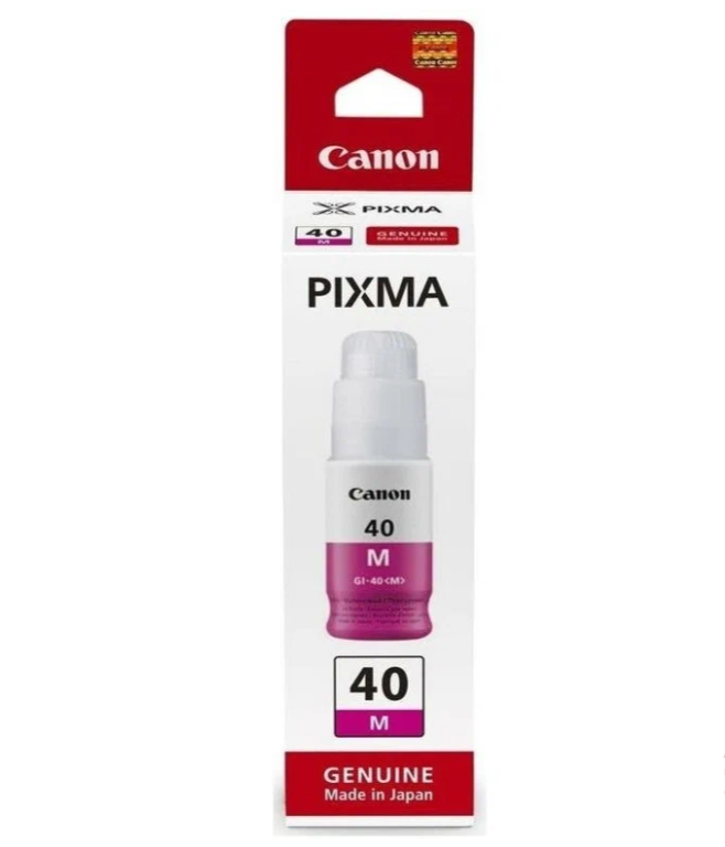 Чернила водорастворимые Canon GI-40 M пурпурный (3401C001/3401C004)