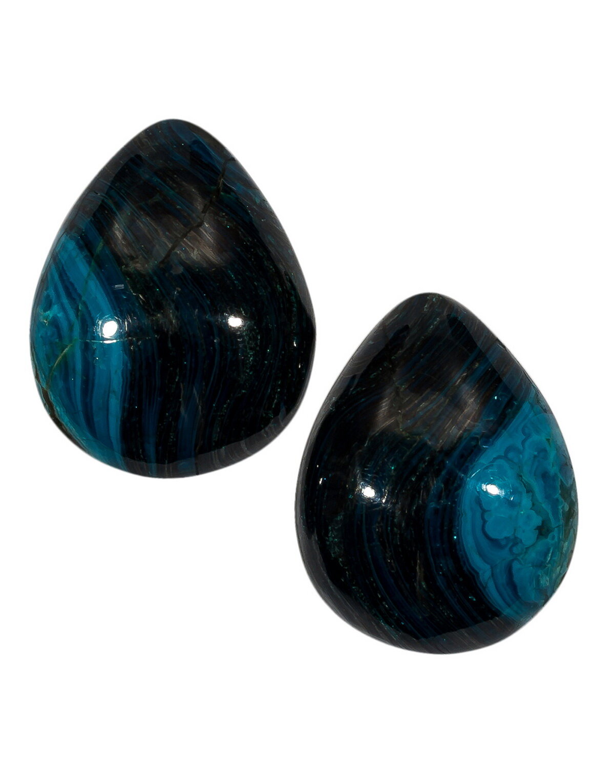 Кабошон Хризоколла Конго (пара)