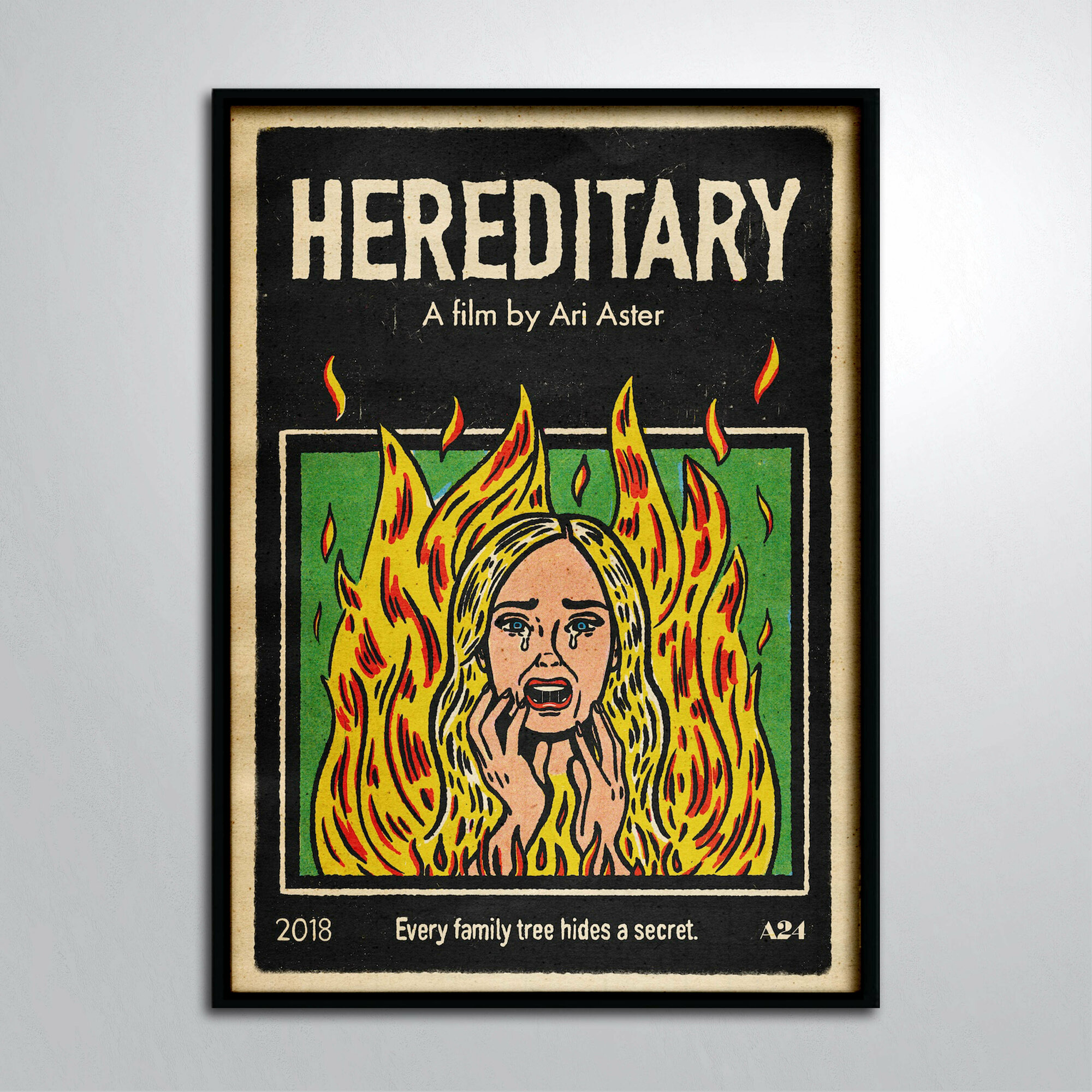 Постер без рамы/Реинкарнация Ари Астер Винтаж Плакат Hereditary
