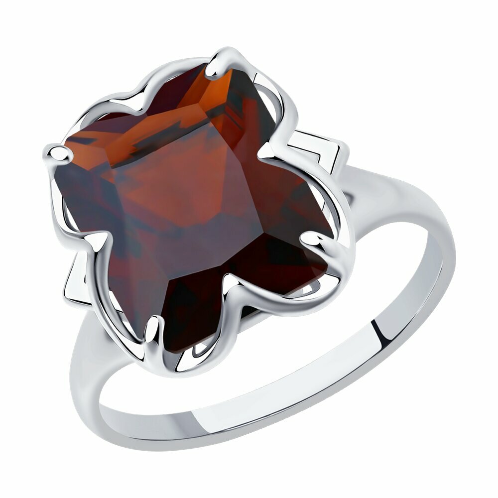 Кольцо, серебро, 925 проба, ситалл