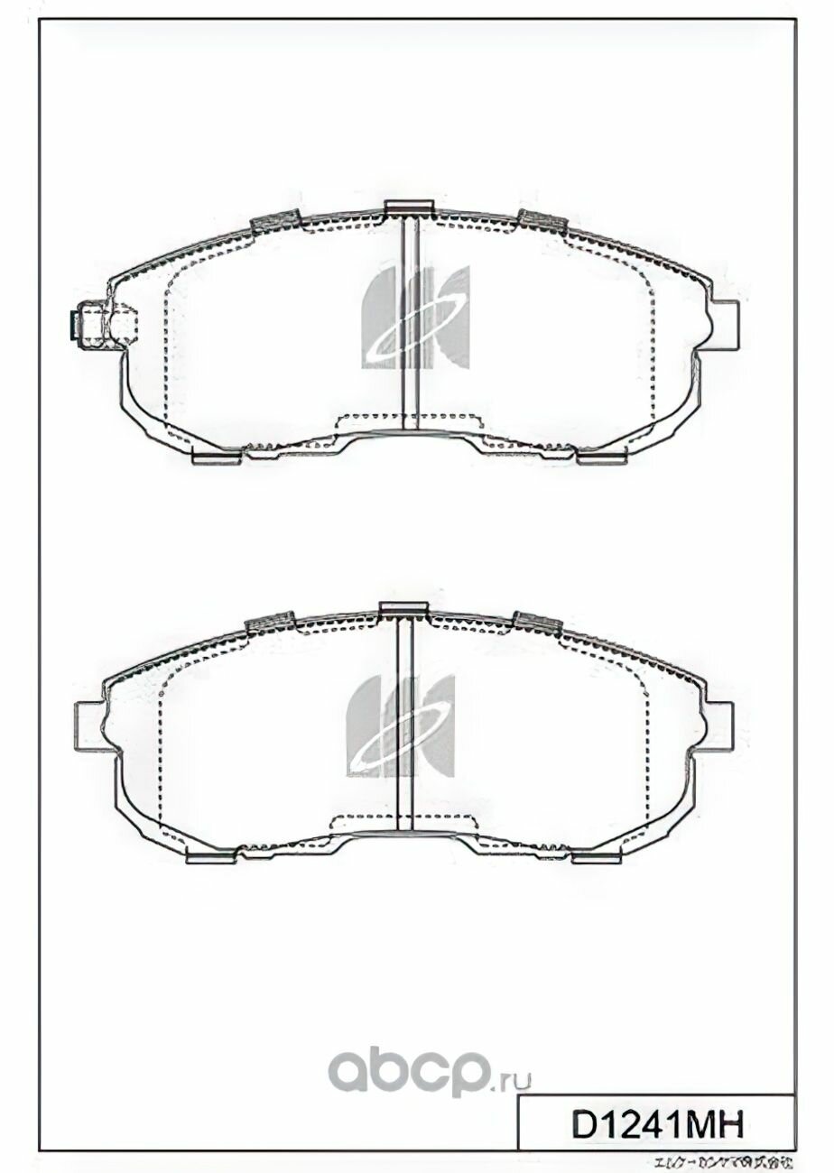 Тормозные колодки дисковые Nissan Skyline V35 01, Suzuki