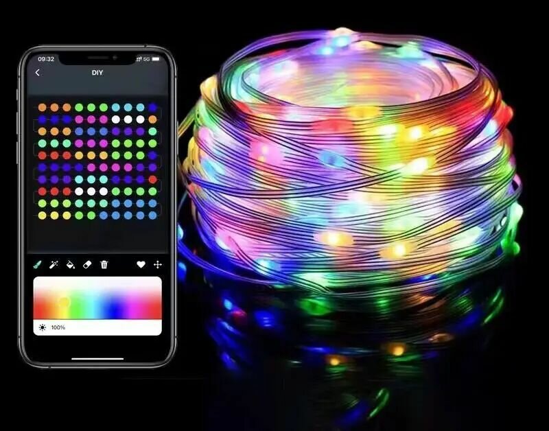 Умная гирлянда Fairy Lights 20 метров 200 диодов