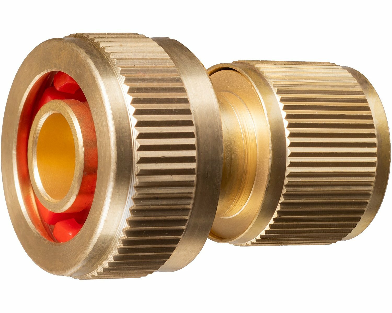 Быстросъёмный соединитель GRINDA PROLine 3/4" с автостопом из латуни для шланга