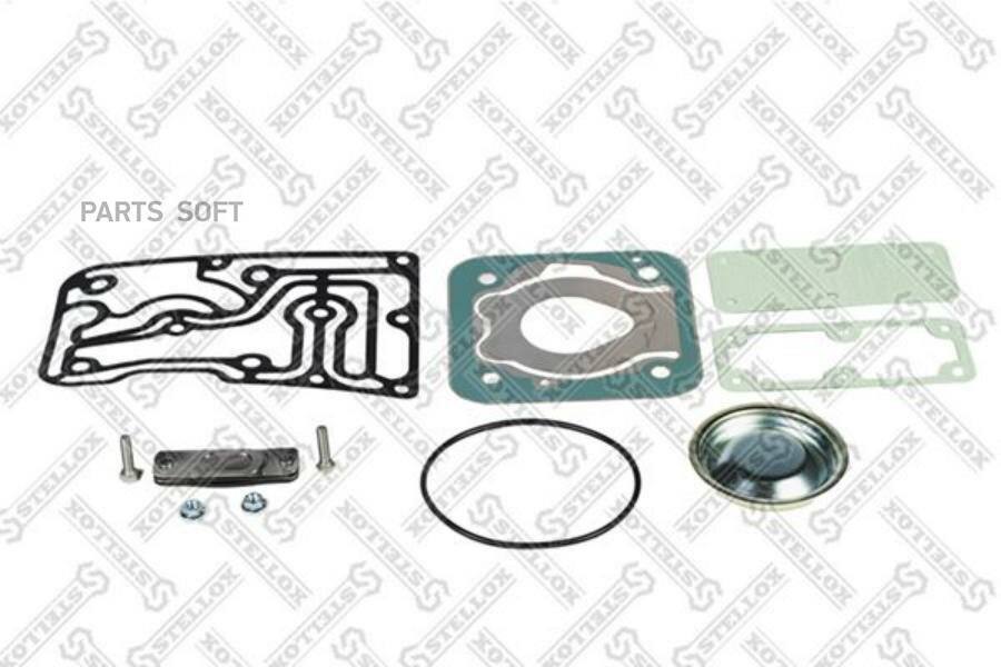 Р/к компрессора! клапаны, прокладки, уплотнители, болты MAN D0834/0836 Stellox арт. 8527897SX