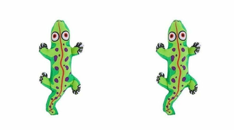 Антицарапки Игрушка для кошек Ящерица, с валерианой, 7 см, 2 уп