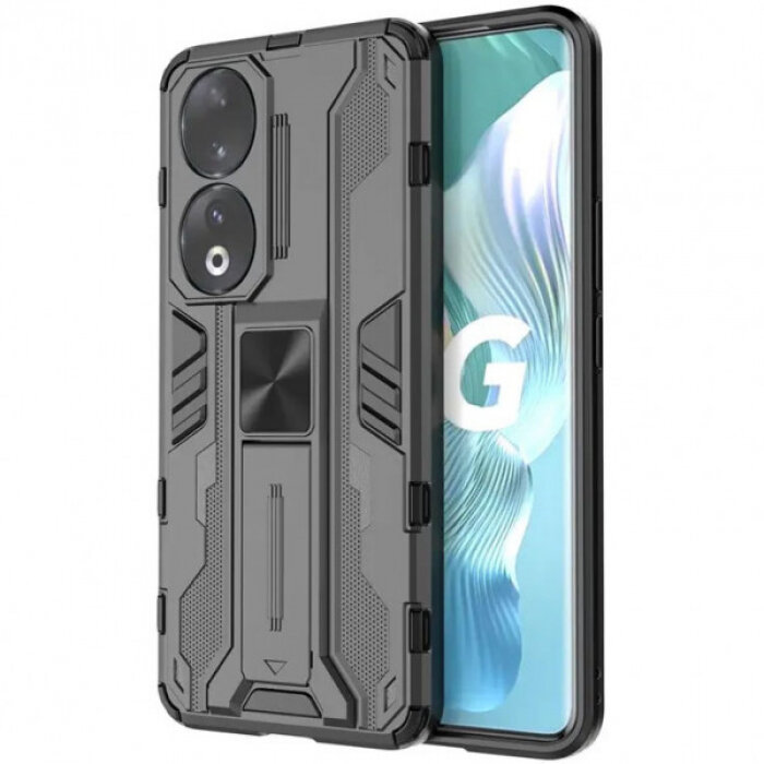 Galvatron Противоударный чехол-подставка для Honor 90 с защитой камеры