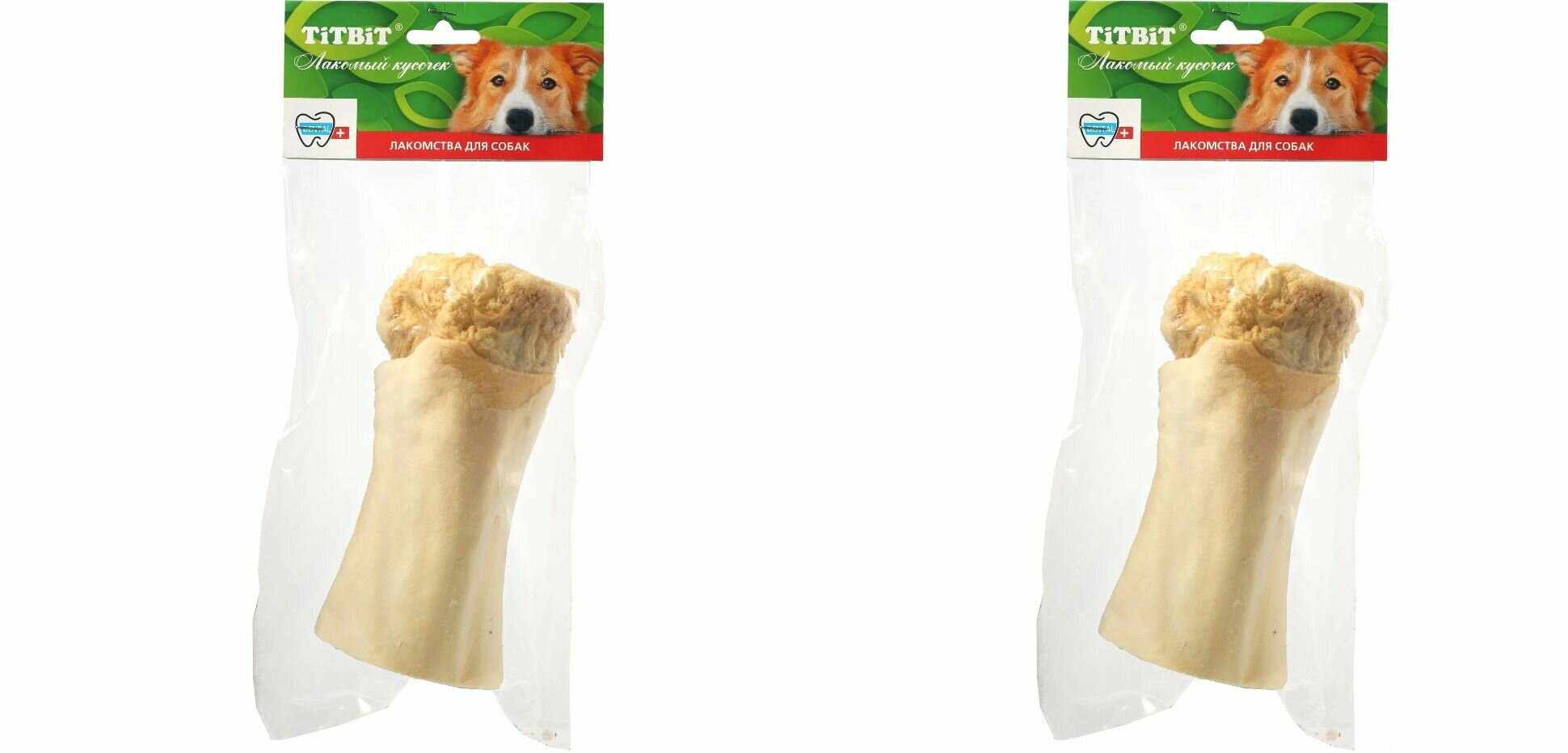 Titbit Лакомство для собак, Голень говяжья, 2 шт