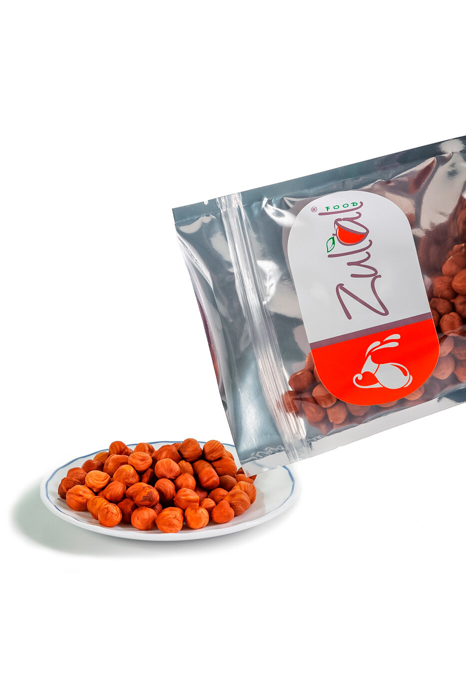 Фундук очищенный сырой "ZULAL FOOD" 300гр