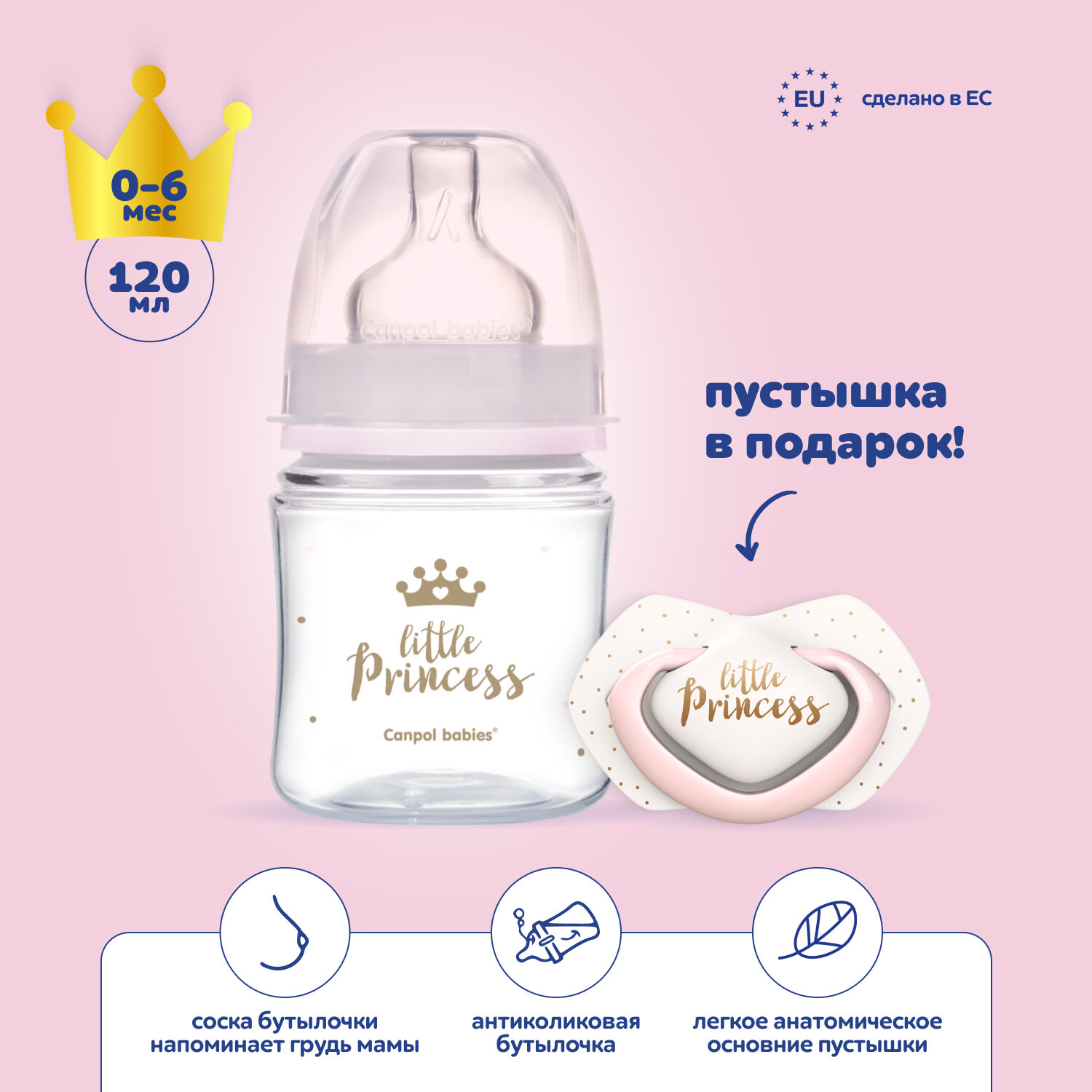 Набор для кормления Canpol Babies 120 мл