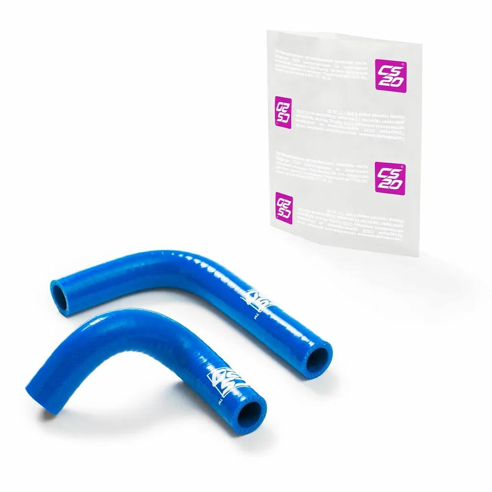 Патрубки печки (отопителя) для ВАЗ 2101-2107 классика (карбюратор) комплект 2 шт. силикон серии PROFI арт 09245