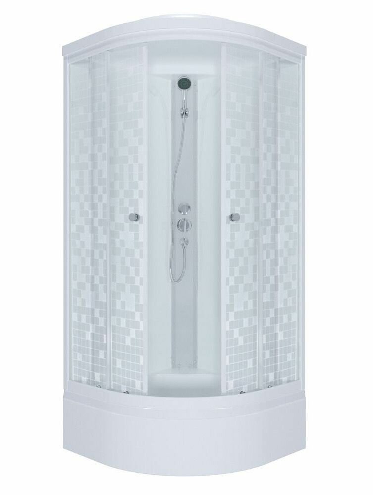 Душевая кабина Тритон Мозаика В 100х100х228 см
