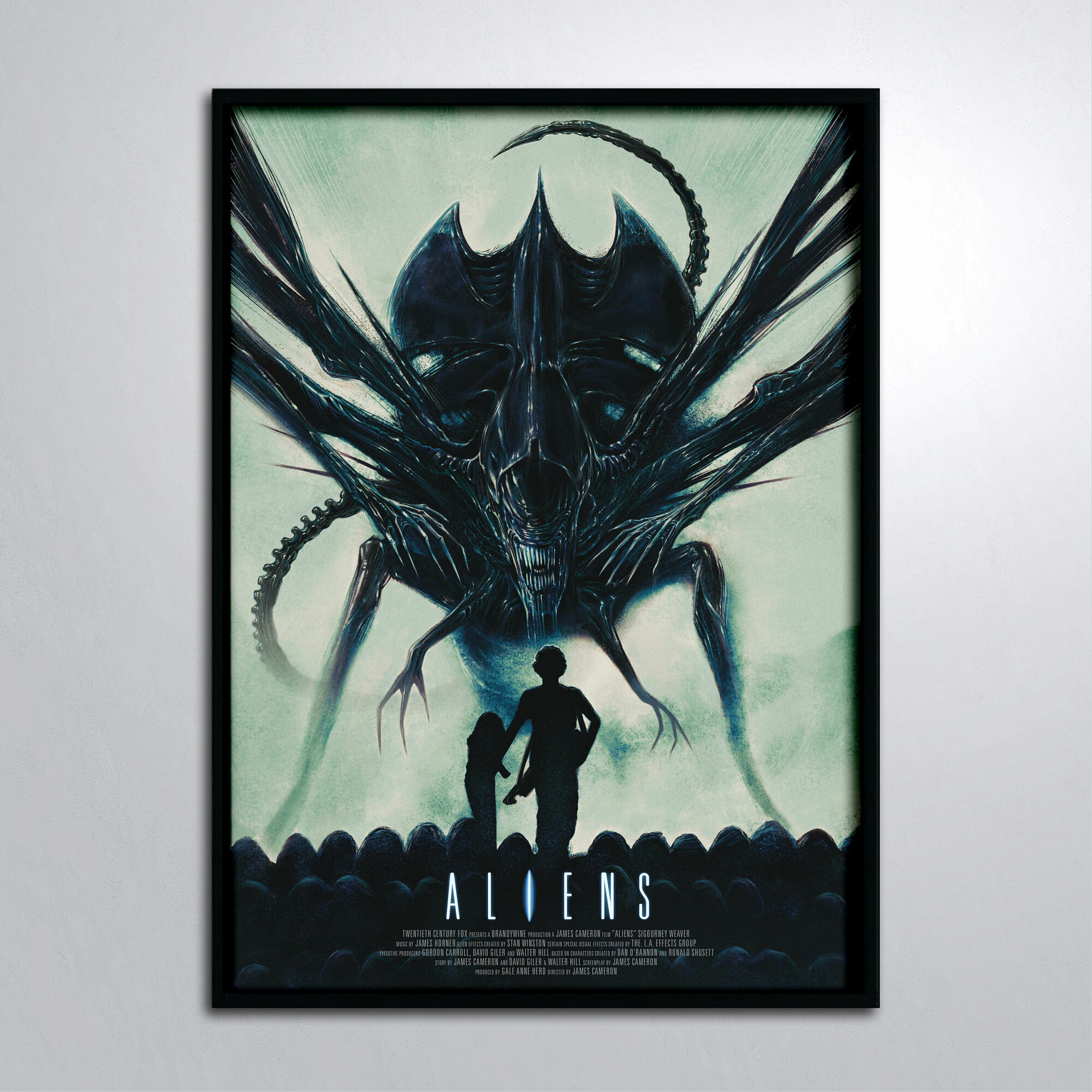 Постер без рамы/Чужие Джеймс Кэмерон Сигурни Уивер Картина Aliens