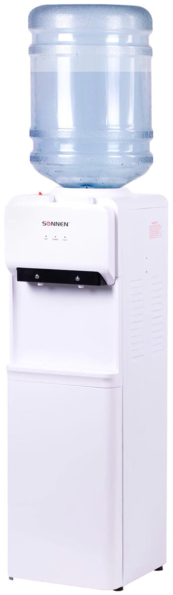 Кулер для воды напольный Sonnen Fe-02 белый 454996