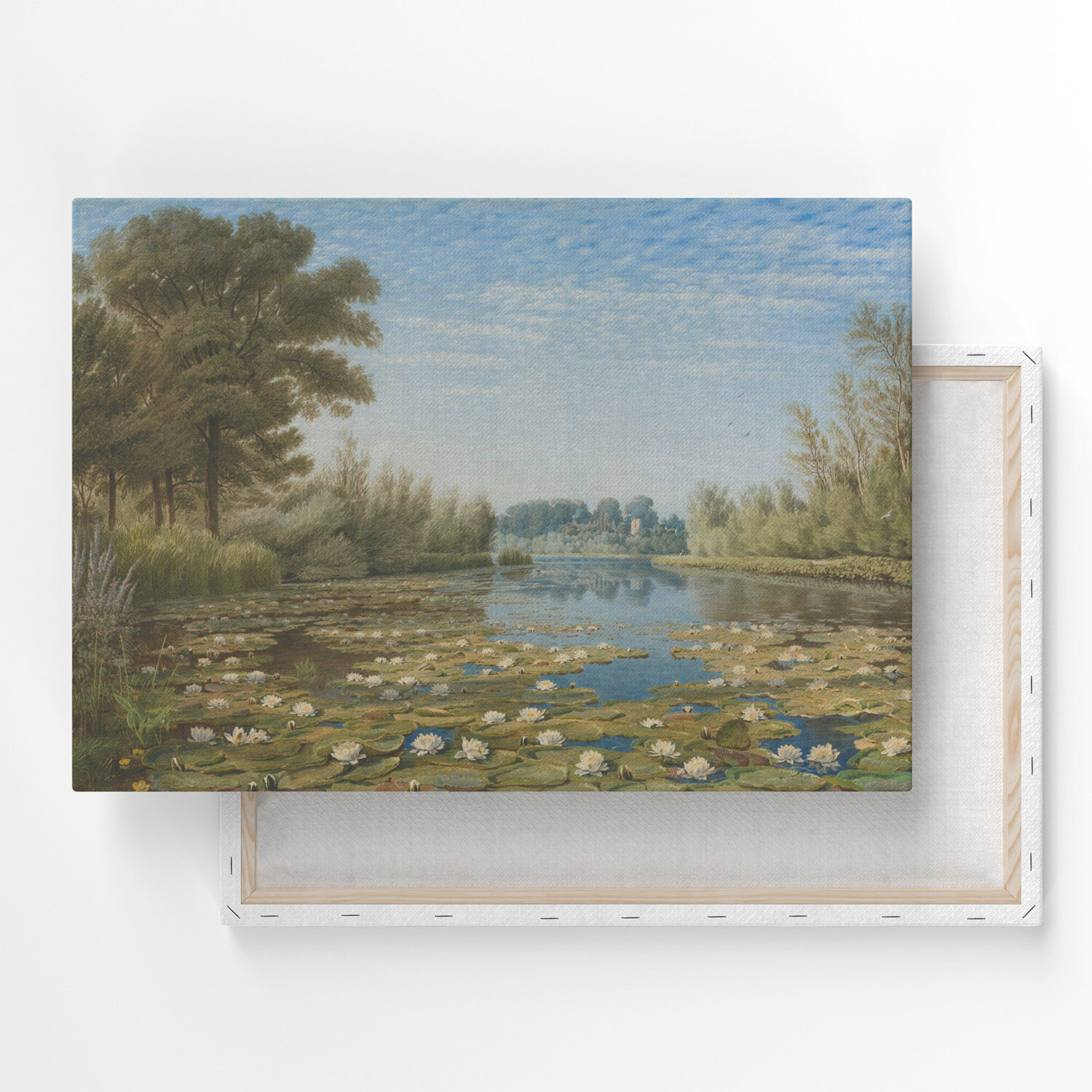 Картина на холсте, репродукция / Уильям Тёрнер - Scene near Shipton on Cherwell / Размер 30 x 40 см