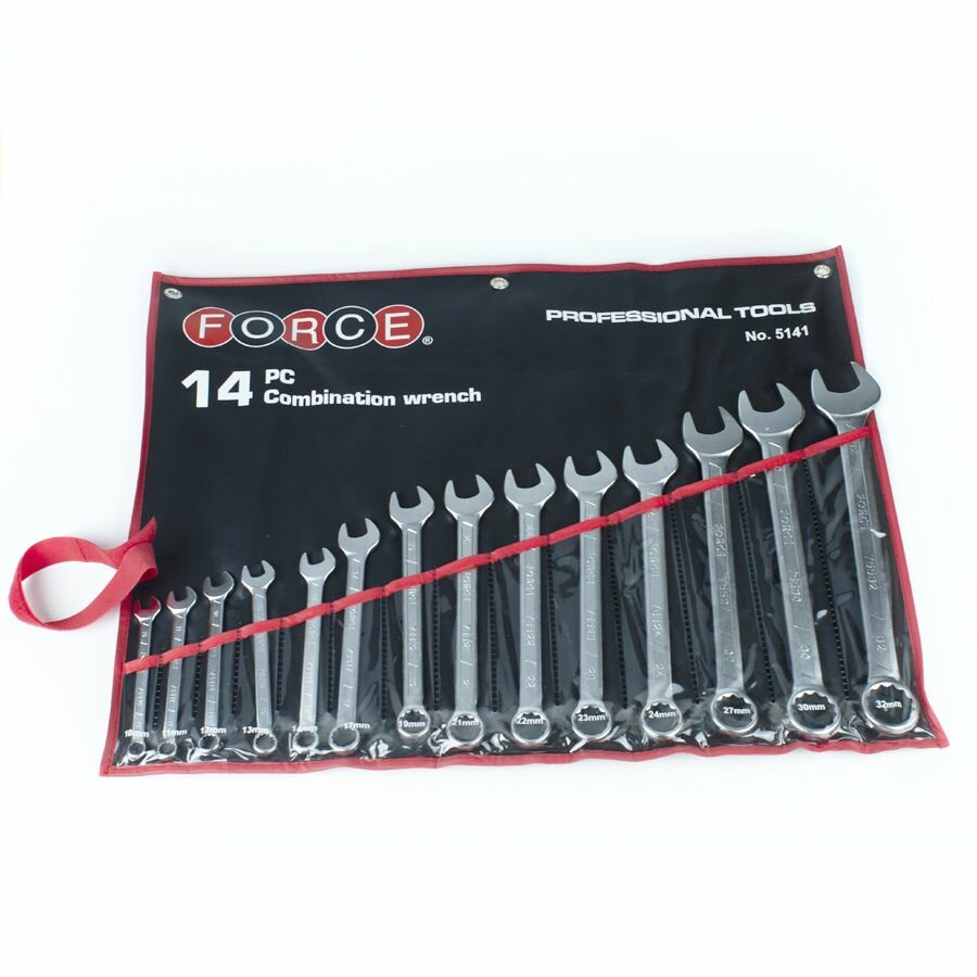 Набор гаечных ключей FORCE 5141, 14 предметов