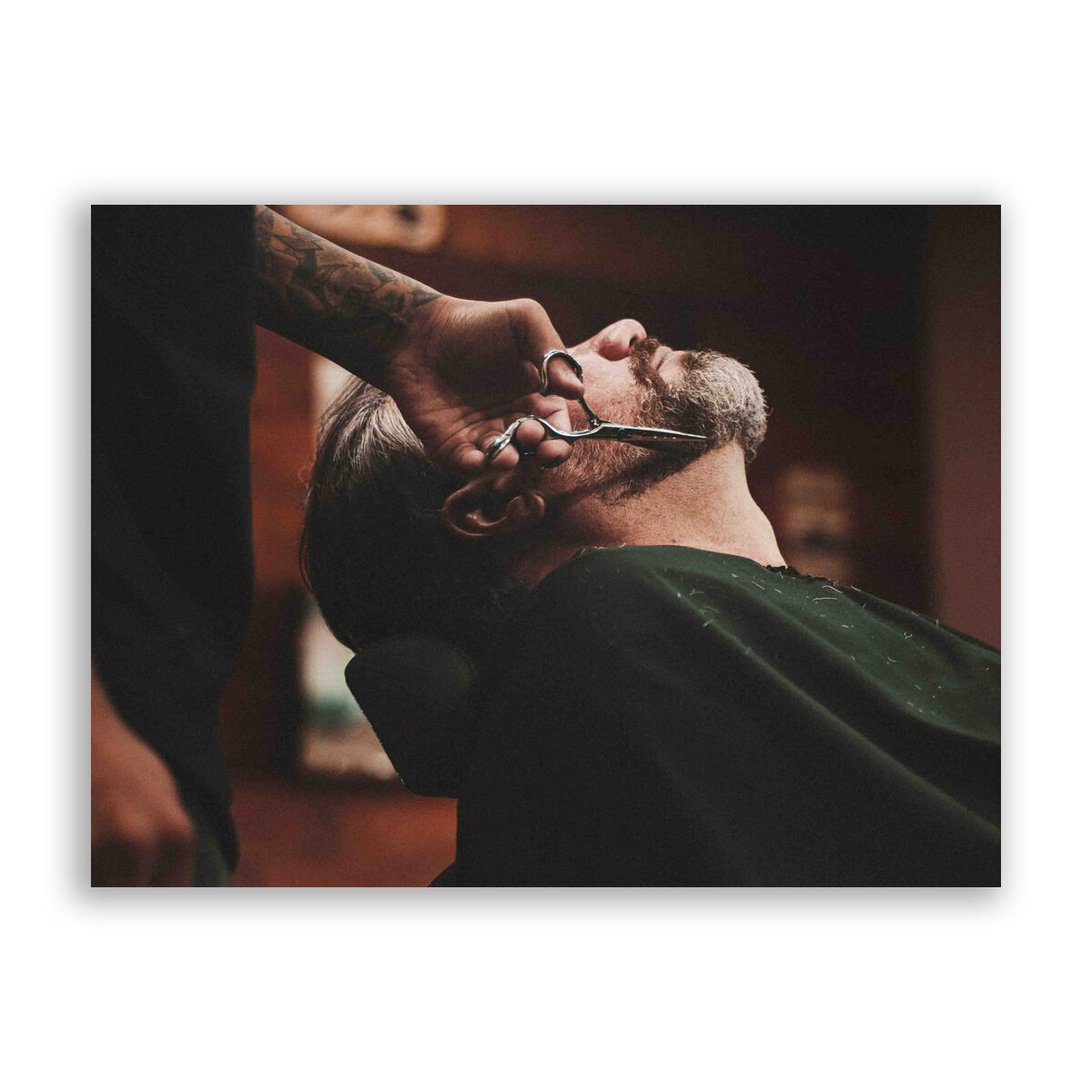 Постер, плакат на бумаге / Для Барбершопа / Размер 40 x 53 см