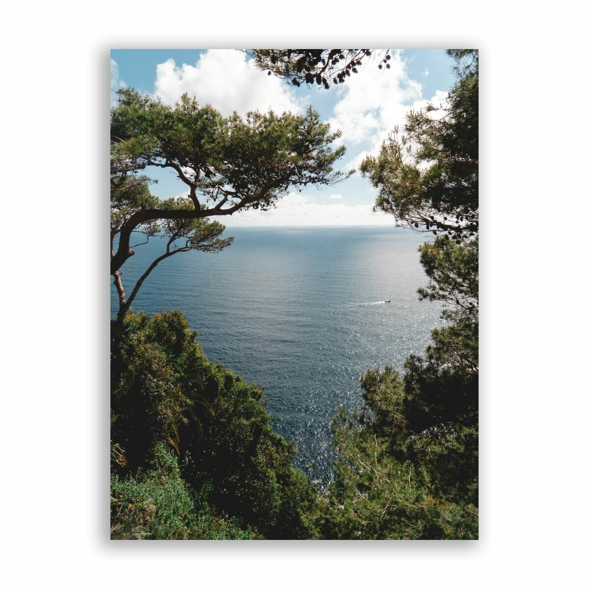 Постер, плакат на бумаге / Природа Италии - Море / Размер 30 x 40 см