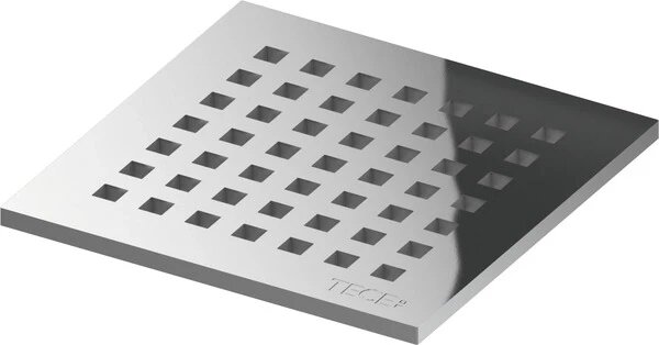 Декоративная решетка 142×142 мм TECE TECEdrainpoint S quadratum хром 3665009