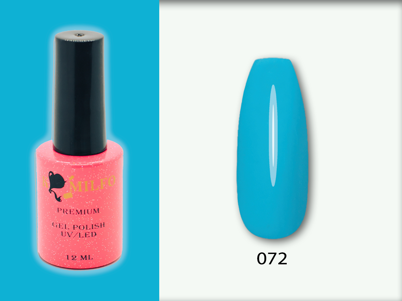 072 KOMILFO гель лак 12 мл.