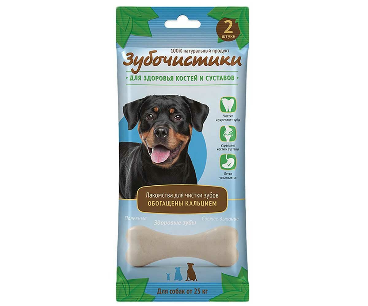 Лакомство для собак крупных пород от 25кг Зубочистики кальциевые 105г 304010