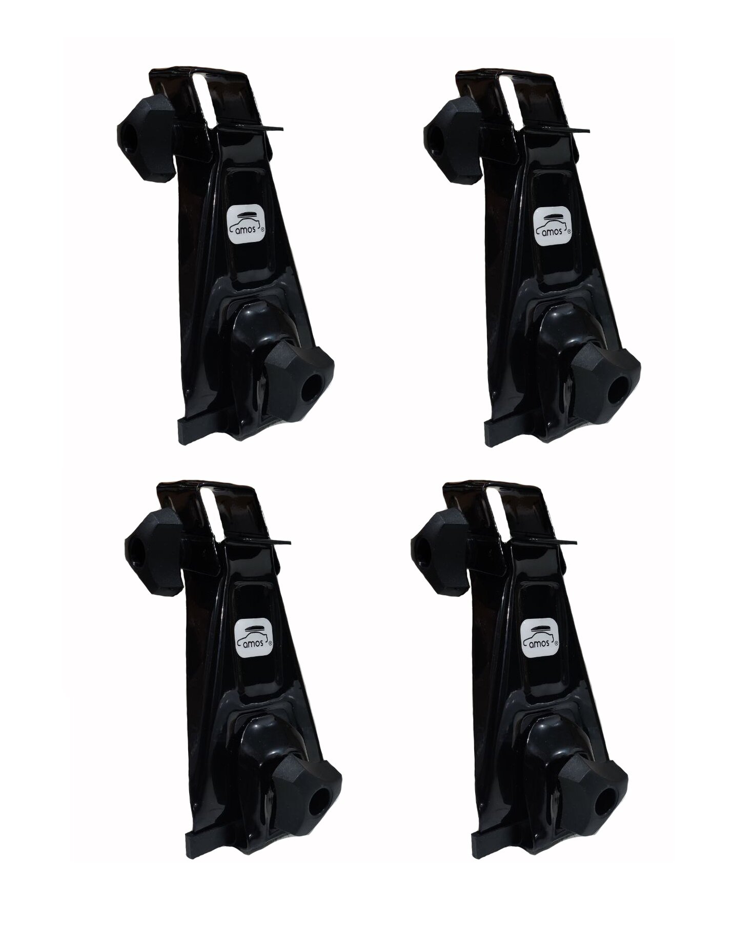 Крепление за водостоки (Опоры 4 шт без поперечин) на крышу автомобиля AMOS Uni Лада ВАЗ 2104, 2121 Нива; ГАЗ Волга 2410, 3110; ЗАЗ 966, Таврия и т. п.