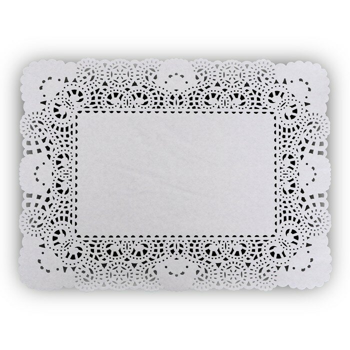 Салфетка для торта, прямоугольная, ажурная, 30 х 40 см, 250 шт.