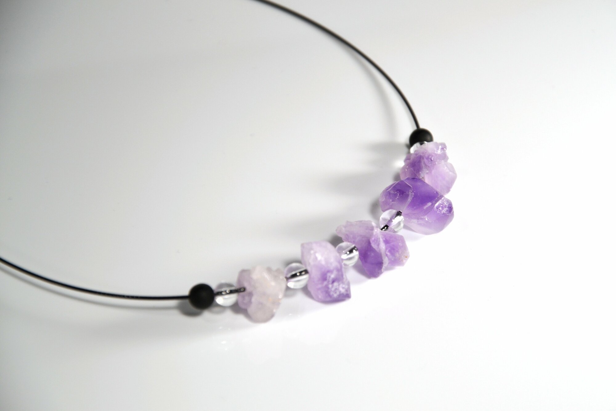 Колье, аметист