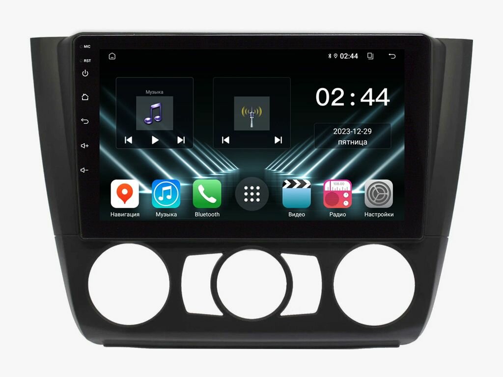 Штатная магнитола BMW E81, E82, E87, E88 UNISОN 09T4 4Gb/64Gb IPS BT Wi-Fi CarPlay (095-09T4)