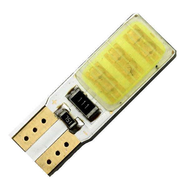 Лампа светодиодная T10 (W5W) 12V 1 диод без цоколя 2-конт белая SKYWAY (ST10B-COB)