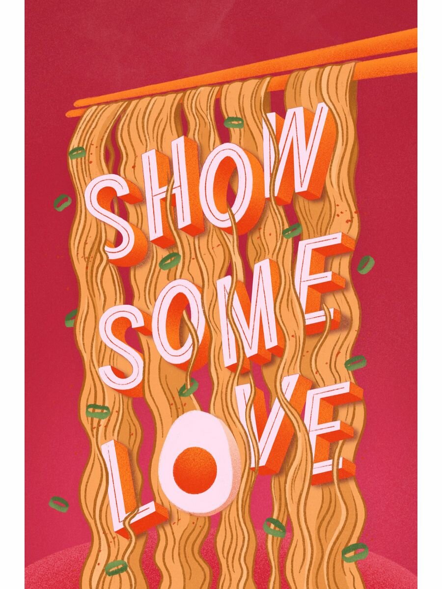 Постер "Азиатская кухня. Лапша"