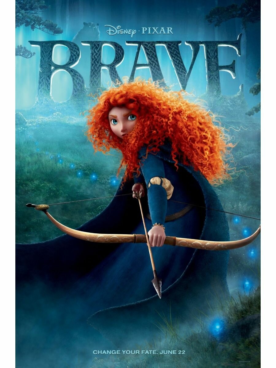 Постер "Храбрая сердцем. Искусная лучница Мерида"