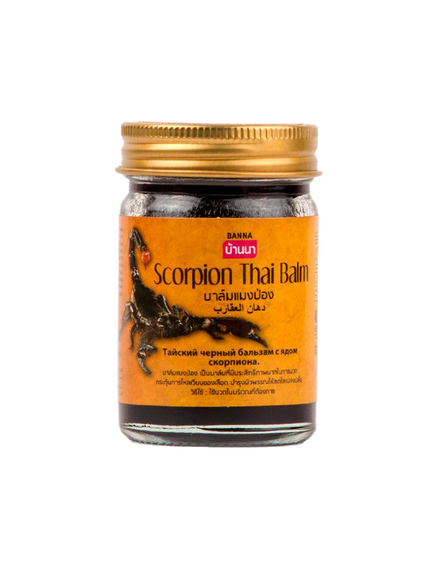Бальзам Тайский Banna, Cкорпион черный, 50 гр