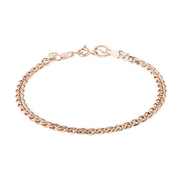 Браслет, красное золото, 585 проба