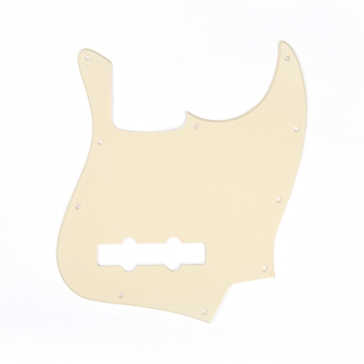 Панель для оригинального Fender Jazz Bass US/Mexico, Musiclily MX0407, однослойная, кремовая