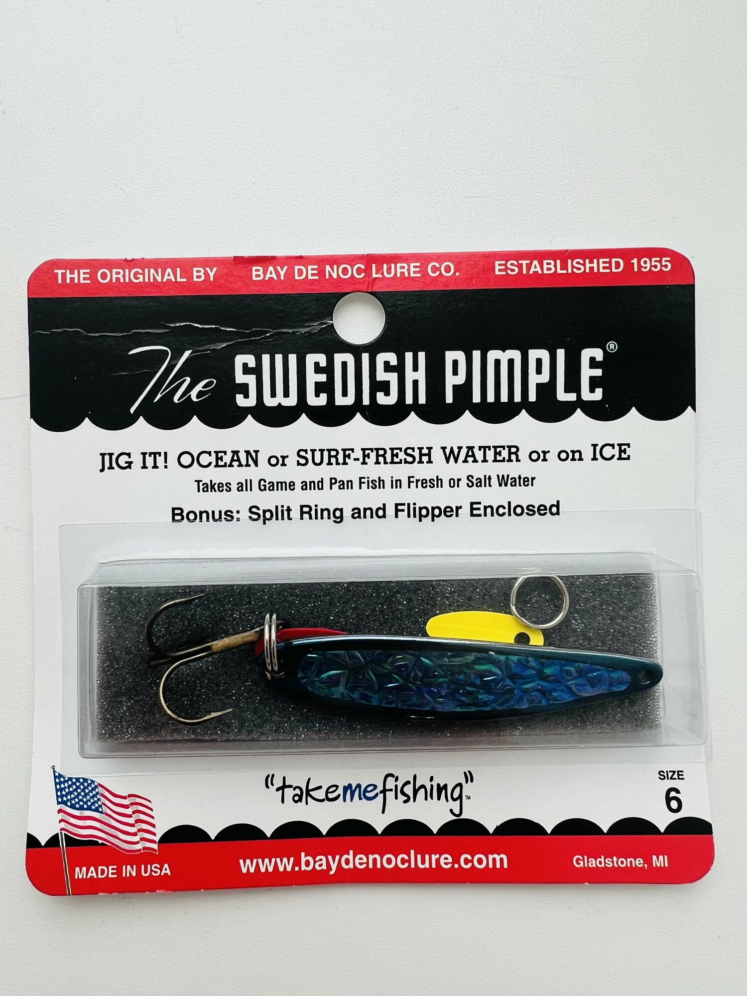 Блесна зимняя The Swedish Pimple 6