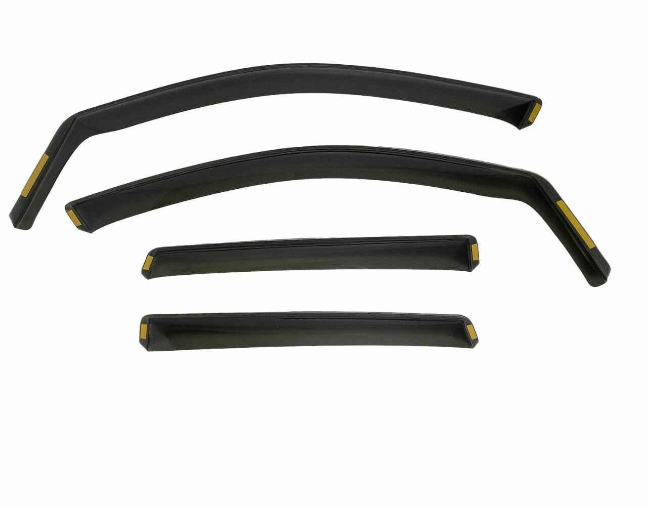 Дефлекторы окон (ветровики) на Volkswagen Touareg II (2010->) (вставные)