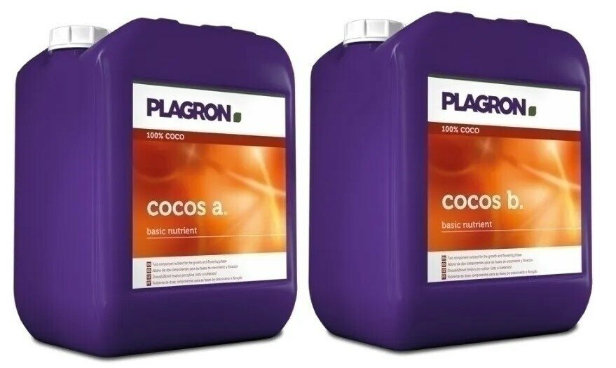Удобрение Plagron Cocos A+B 5 л (5л*2 шт.)